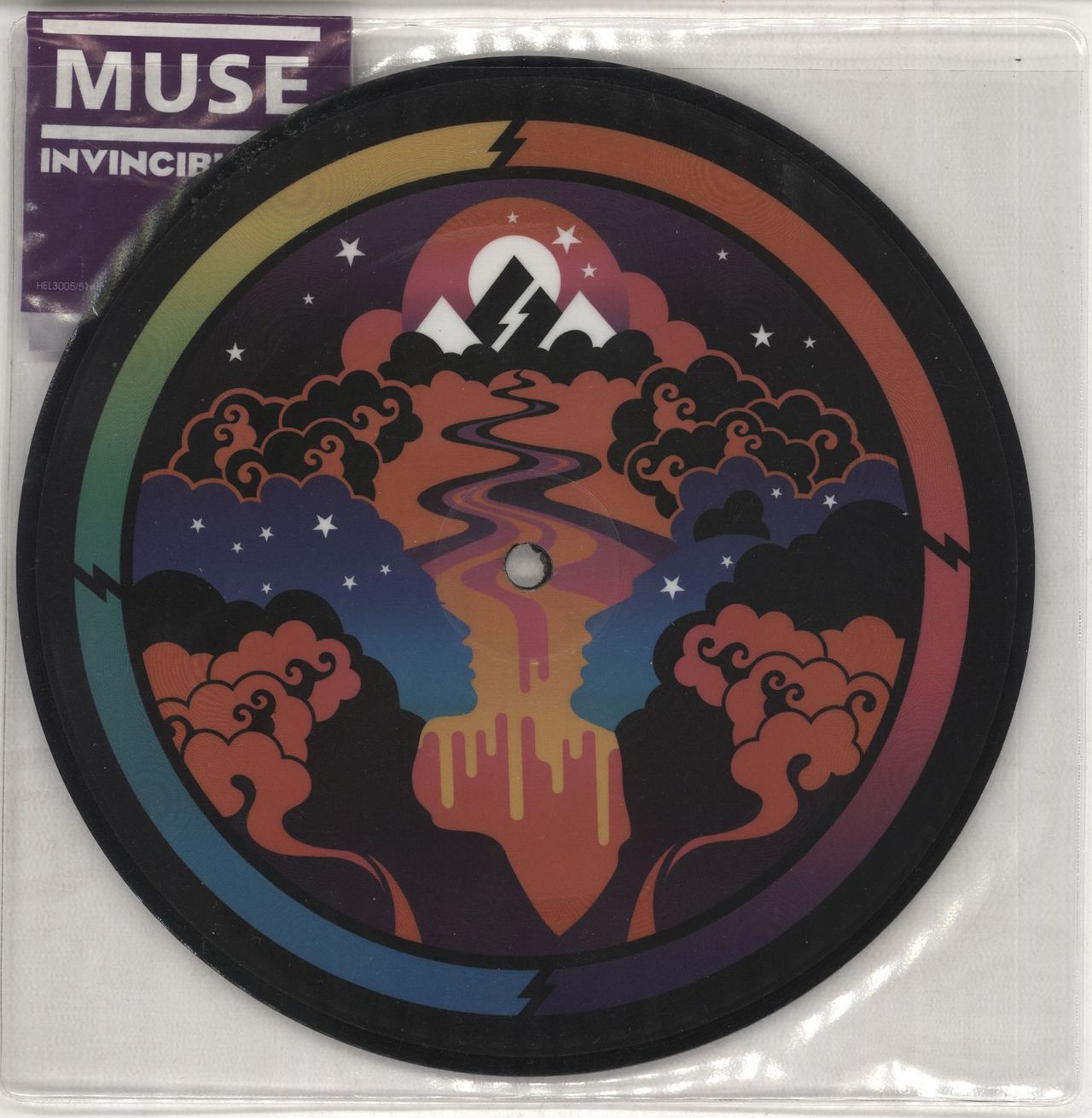 Muse Invincible - Stickered UK 7" picture disc — RareVinyl.com