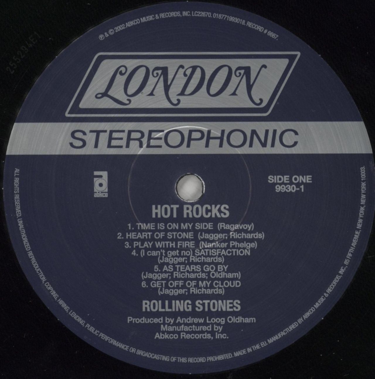 The Rolling Stones Hot Rocks 1964-1971 - 180gm UK 2-LP vinyl set — RareVinyl.com