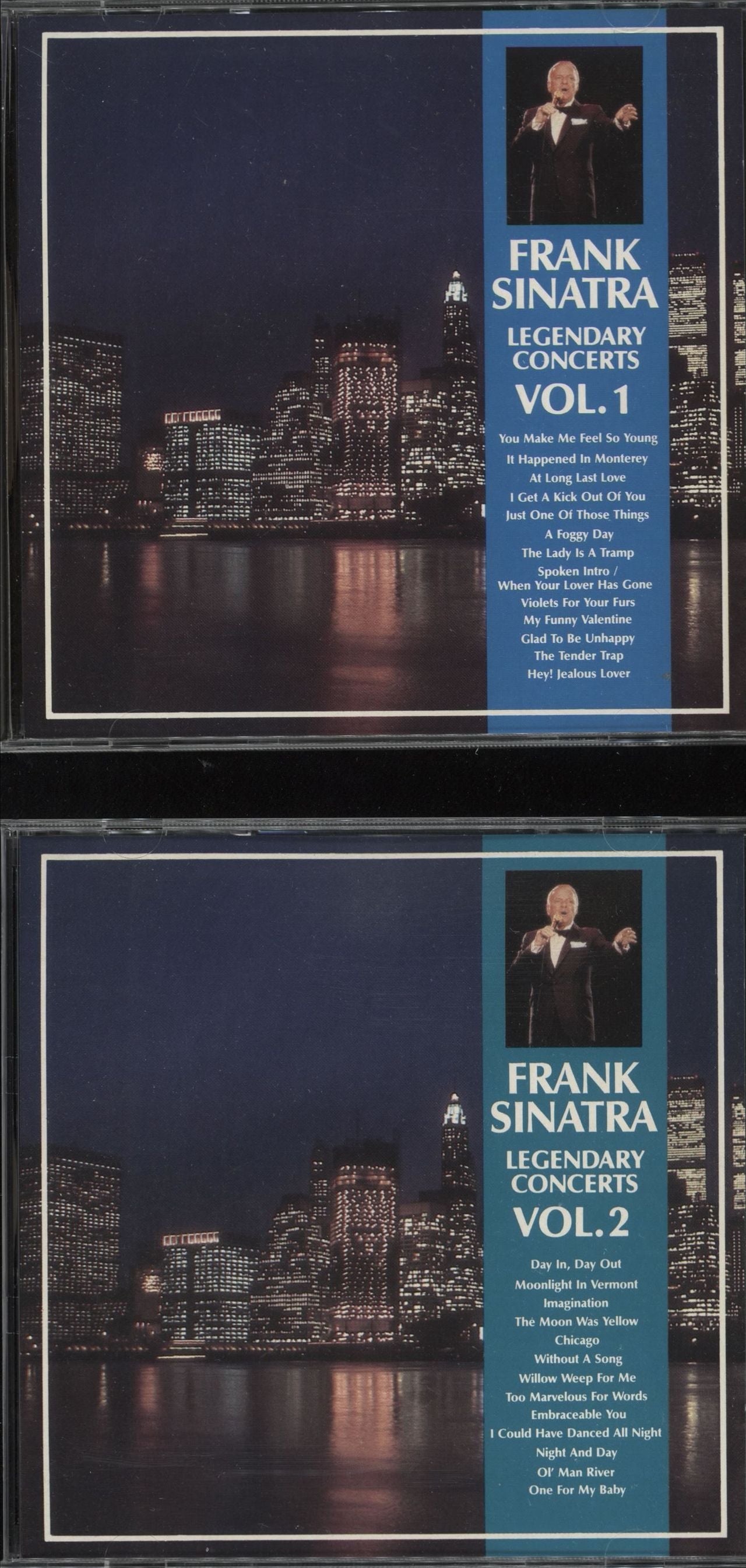 Frank Sinatra Legendary Concerts Volumes 1 & 2 Korean 2-CD album set — RareVinyl.com