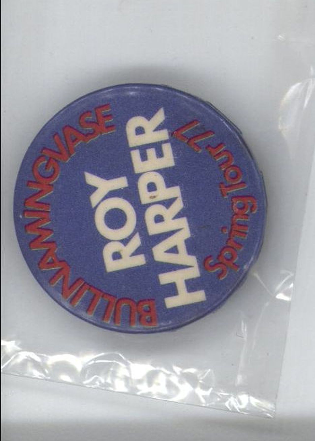 Roy Harper Bullinamingvase + badge UK Tour programme — RareVinyl.com
