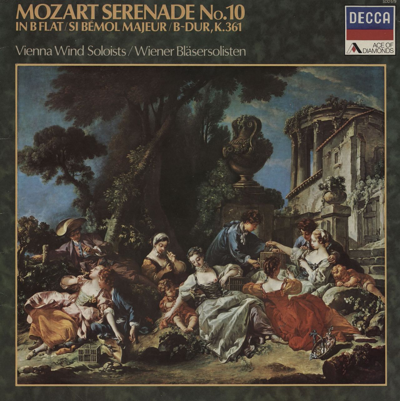 Wolfgang Amadeus Mozart Serenade No. 10 in B-Flat, K.361 UK Vinyl LP ...
