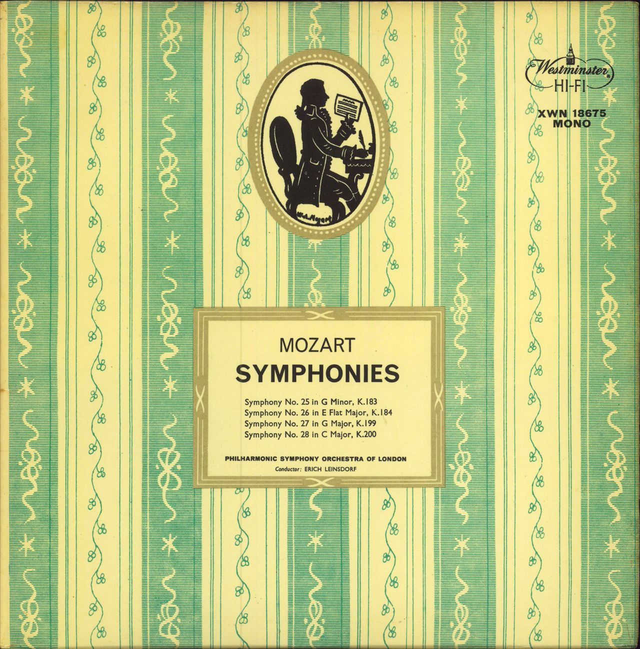 Wolfgang Amadeus Mozart Symphonies Nos. 25, 26, 27 & 28 UK Vinyl LP — RareVinyl.com